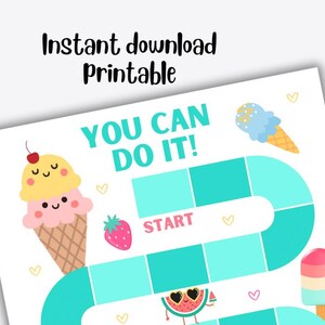 Ice Cream Sticker Chart, Summer Reward Chart, Popsicle Behavior Chart ...