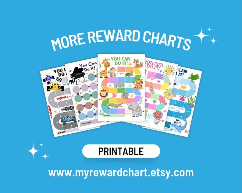 Printable Music Practice Reward Chart: Rainbow Design (PDF, PNG, JPG ...