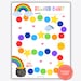 Reward Chart Printable, Rainbow Reward Chart, Potty Training Chart ...