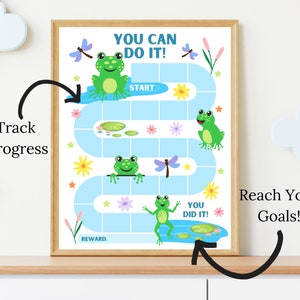Frog Reward Chart, Reading Reward Chart, Classroom Reward Chart, Adult ...