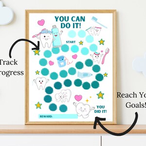 Reward Chart, Brush Your Teeth Reward Chart, Kids Reward Chart, Teeth ...