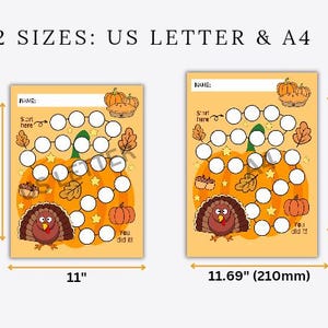 Fall Turkey Reward Chart: Thanksgiving Potty Training (printable) - Etsy