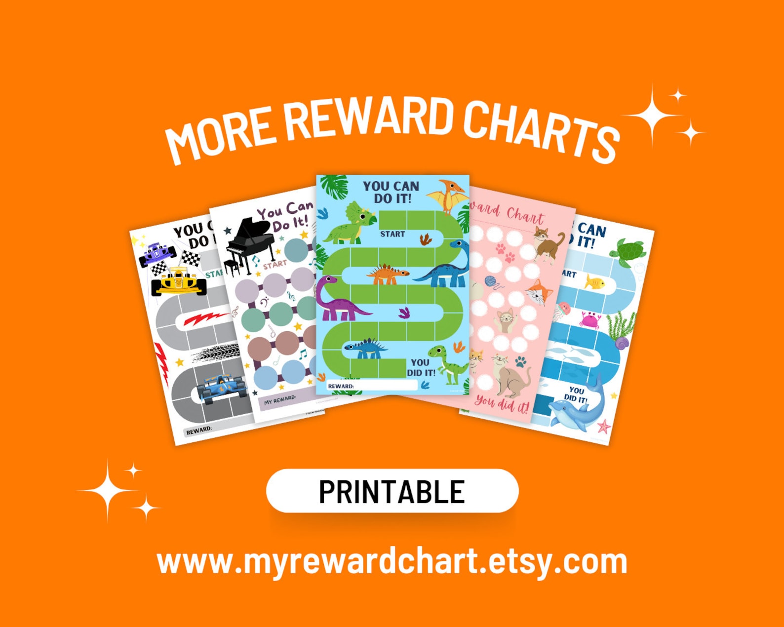 Fall Reward Chart Printable Autumn Sticker Chart, Fox Reward Chart ...