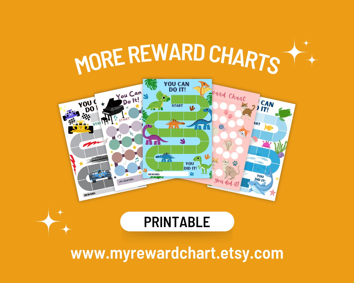 Autumn Pumpkin Reward Chart: Printable Sticker Chart (PDF) - Etsy