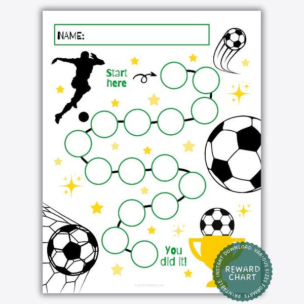 Soccer Stickers - Etsy