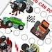 Printable Monster Truck Reward Chart, Big Cars Kids Behavior Chart ...