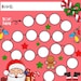 Santa Christmas Reward Chart: Printable Habit Tracker (digital Download ...
