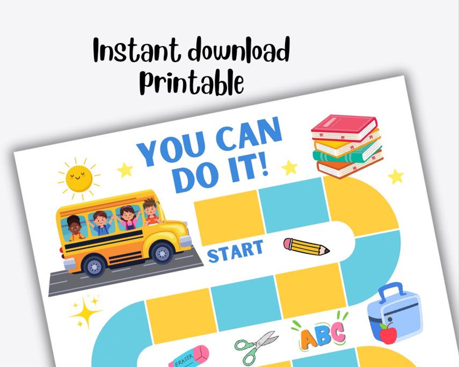 Back to School Reward Chart: Printable Behavior Tracker (PDF Download ...