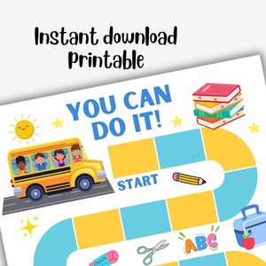Back to School Reward Chart: Printable Behavior Tracker (PDF Download ...