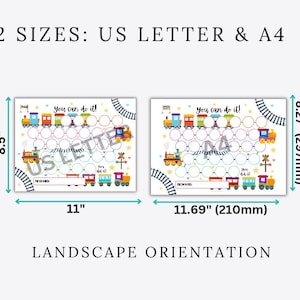 Train Reward Chart, Train Sticker Chart, Reward Chart Kids, Behavior ...