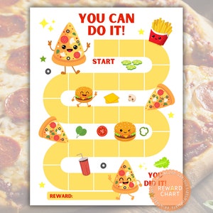 Printable Reward Chart, Pizza Reward Chart, Reward Chart Kids ...