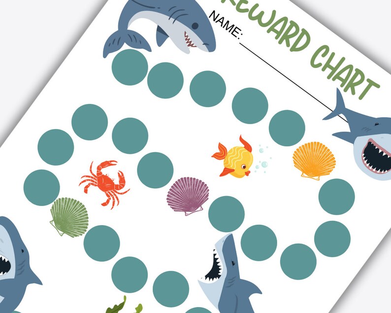 Shark Reward Charts, Home Classroom, Good Behavior Incentive, Potty ...