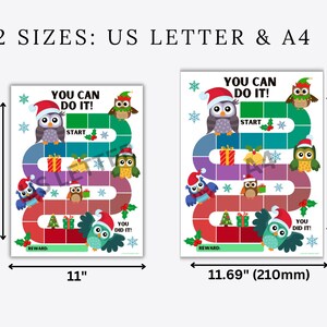 Printable Reward Chart, Christmas Reward Chart, Kids Reward Chart ...