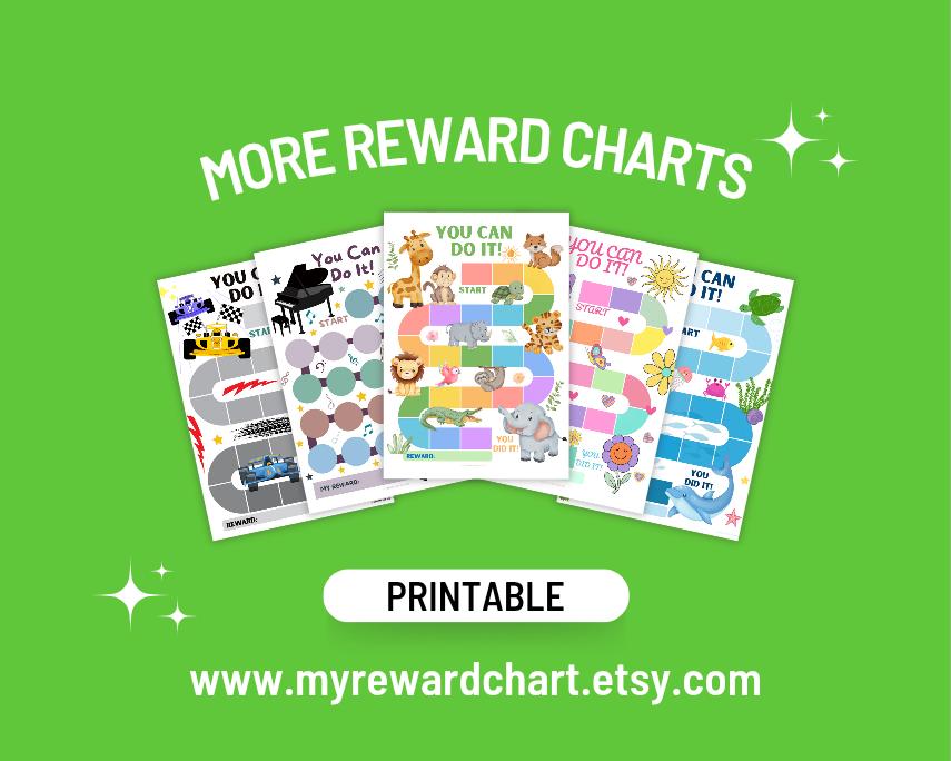 Summer Nature Reward Chart: Kids Behavior Tracker (PDF, JPG, PNG) - Etsy