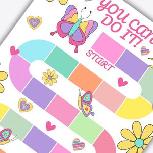 Groovy Butterfly Reward Chart: Kids Behavior Tracker (PDF, PNG, JPG) - Etsy