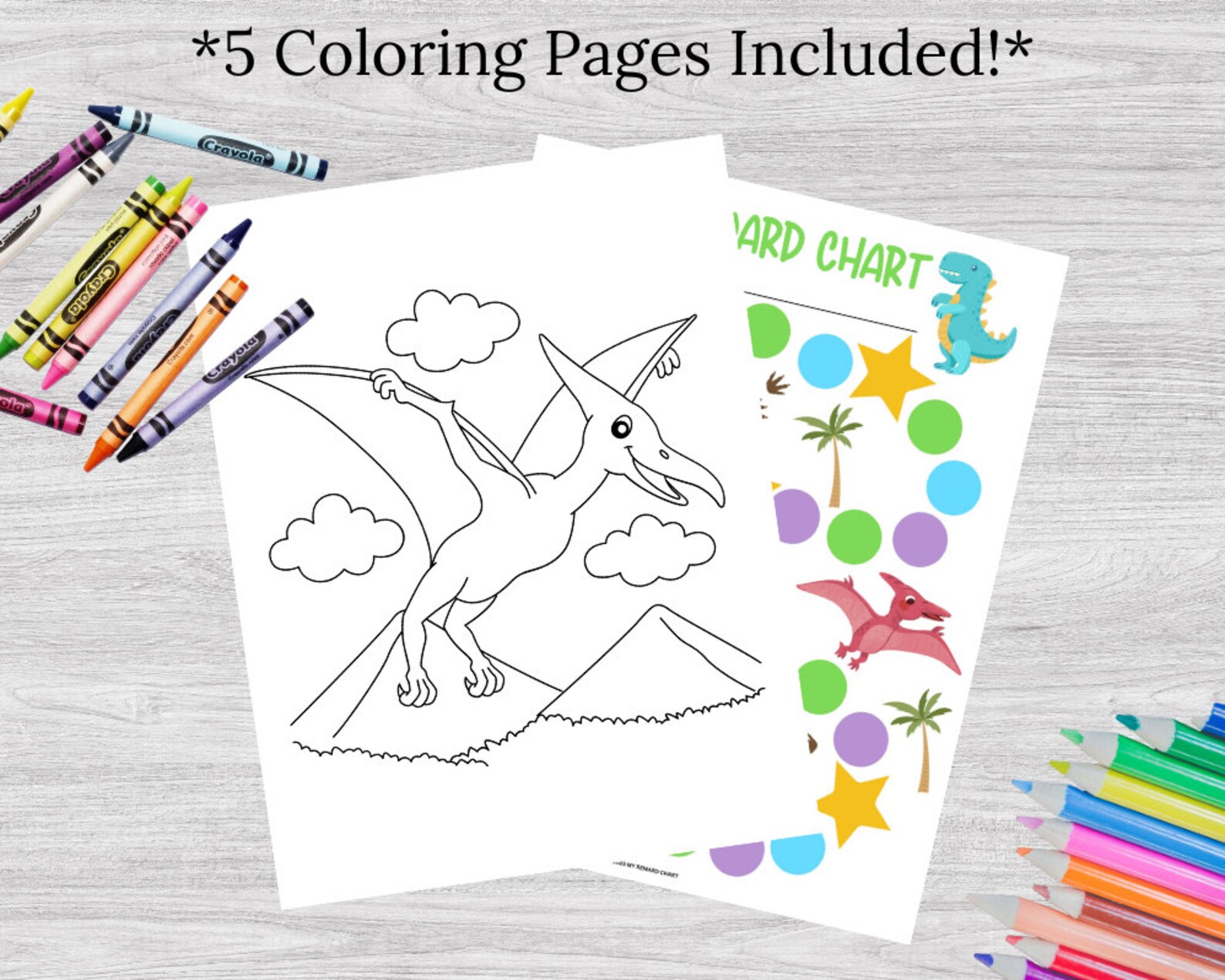 Dino Potty Training Chart Printable Potty Training Chart - Etsy