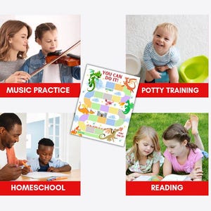 Dragon Reward Chart, Sticker Chart, Behavior Chart, Potty Training ...