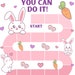 Bunny Reward Chart Printable Kids Reward Chart, Girls Sticker Chart ...