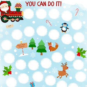 Christmas Train Reward Chart: Potty Training, Behavior (PDF) - Etsy