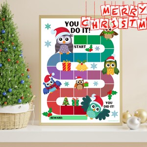 Printable Reward Chart, Christmas Reward Chart, Kids Reward Chart ...