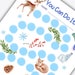 Cute Winter Season Reward Chart for Kids, Winter Woodland Animal Reward ...