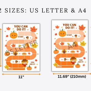 Fall Reward Chart, Kids Sticker Chart, Autumn Classroom, Toddler Chore ...