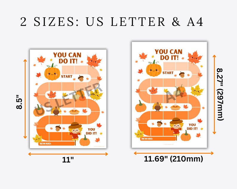 Fall Reward Chart, Kids Sticker Chart, Autumn Classroom, Toddler Chore ...