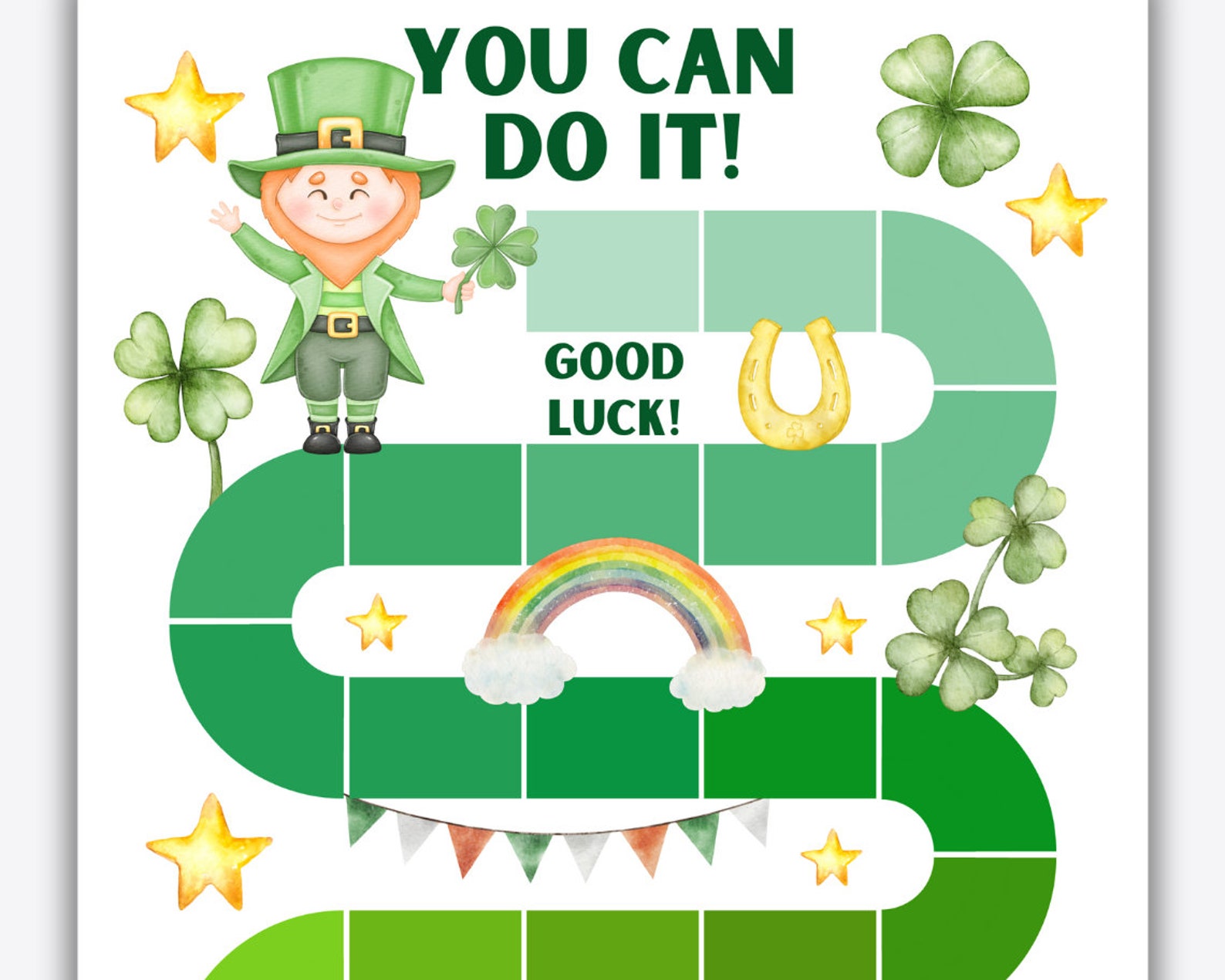 Leprechaun Reward Chart: St. Patrick's Day Kids Behavior (PDF) - Etsy