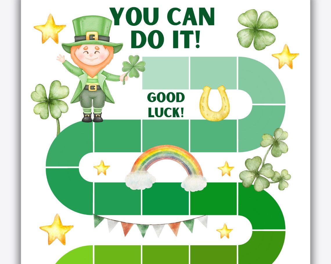 Leprechaun Reward Chart, St. Patrick's Day Reward Chart Kids, Kids ...