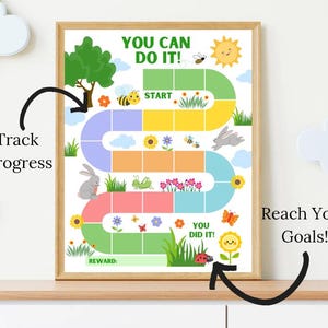 Summer Nature Reward Chart, Kids Sticker Chart, Behavior Chart ...