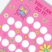 Printable Flower Reward Chart for Girls, Groovy Reward Chart, Flower ...