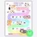 Printable Cat Reward Chart, Potty Training Chart, Kids Reward Chart ...