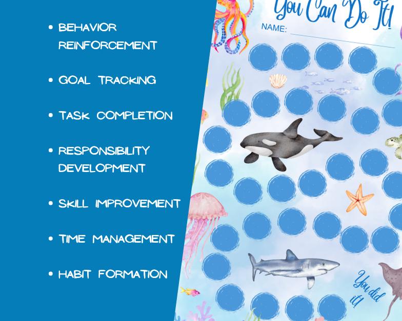 Under the Sea Behavior Chart: Ocean Animal Reward System (PDF) - Etsy