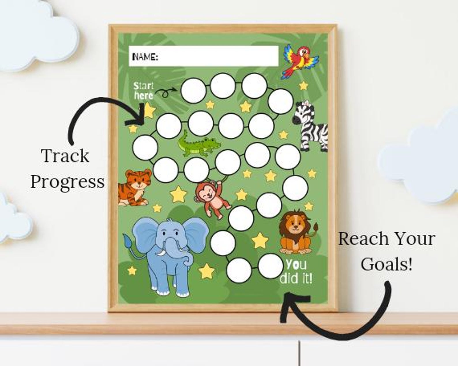 Kids Reward Chart Bundle Printable, Behavior Sticker Charts for ...