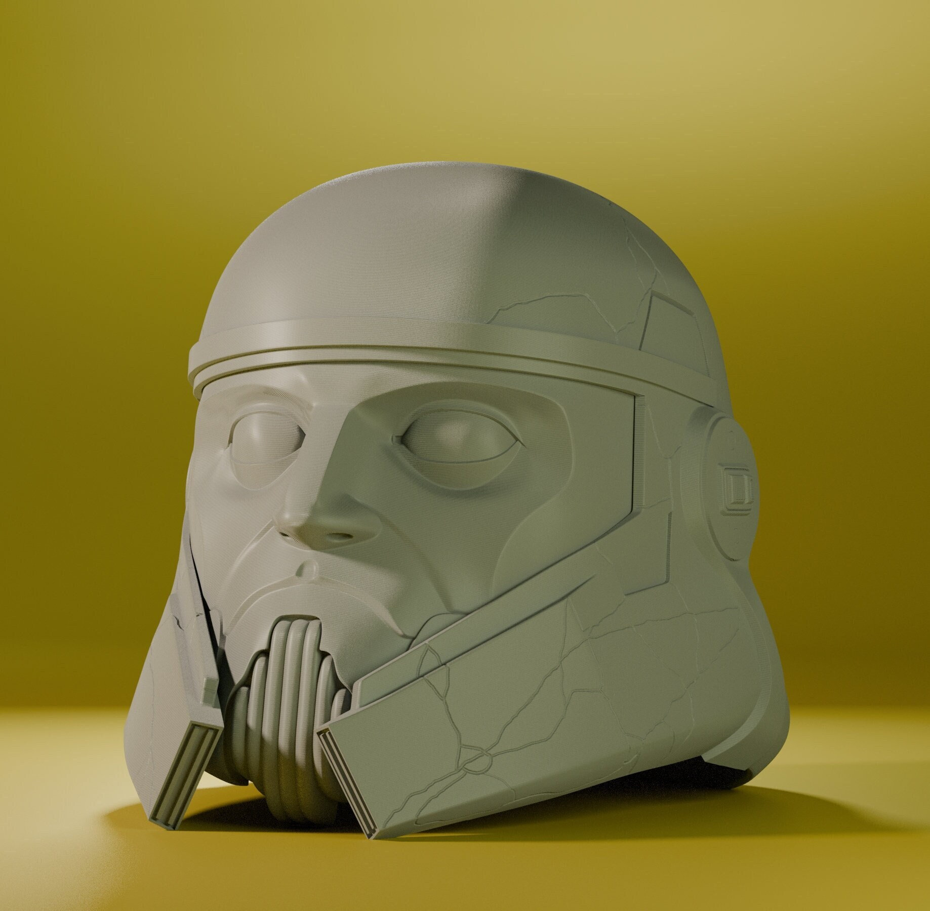 Captain Enoch 3D Print - 3D Printed Helmet/replica - Star Wars - Props ...
