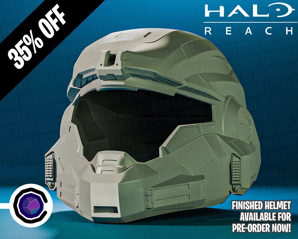 Noble 6 MK V B Helmet Cosplay 3D Print 3D Printed Helmet/replica Halo ...