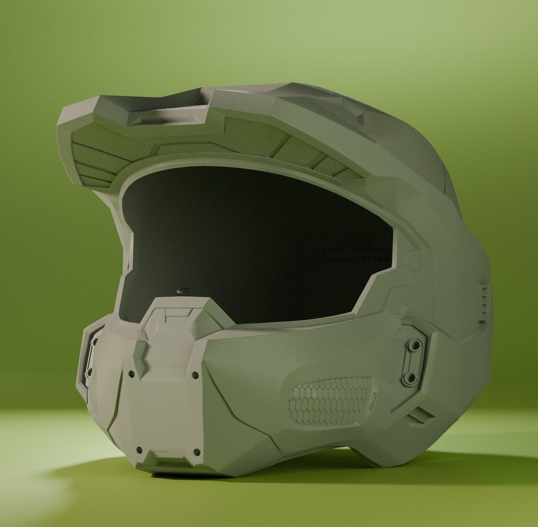 Halo Master Chief Helmet 3D Print - 3D Printed Helmet/replica - Halo ...