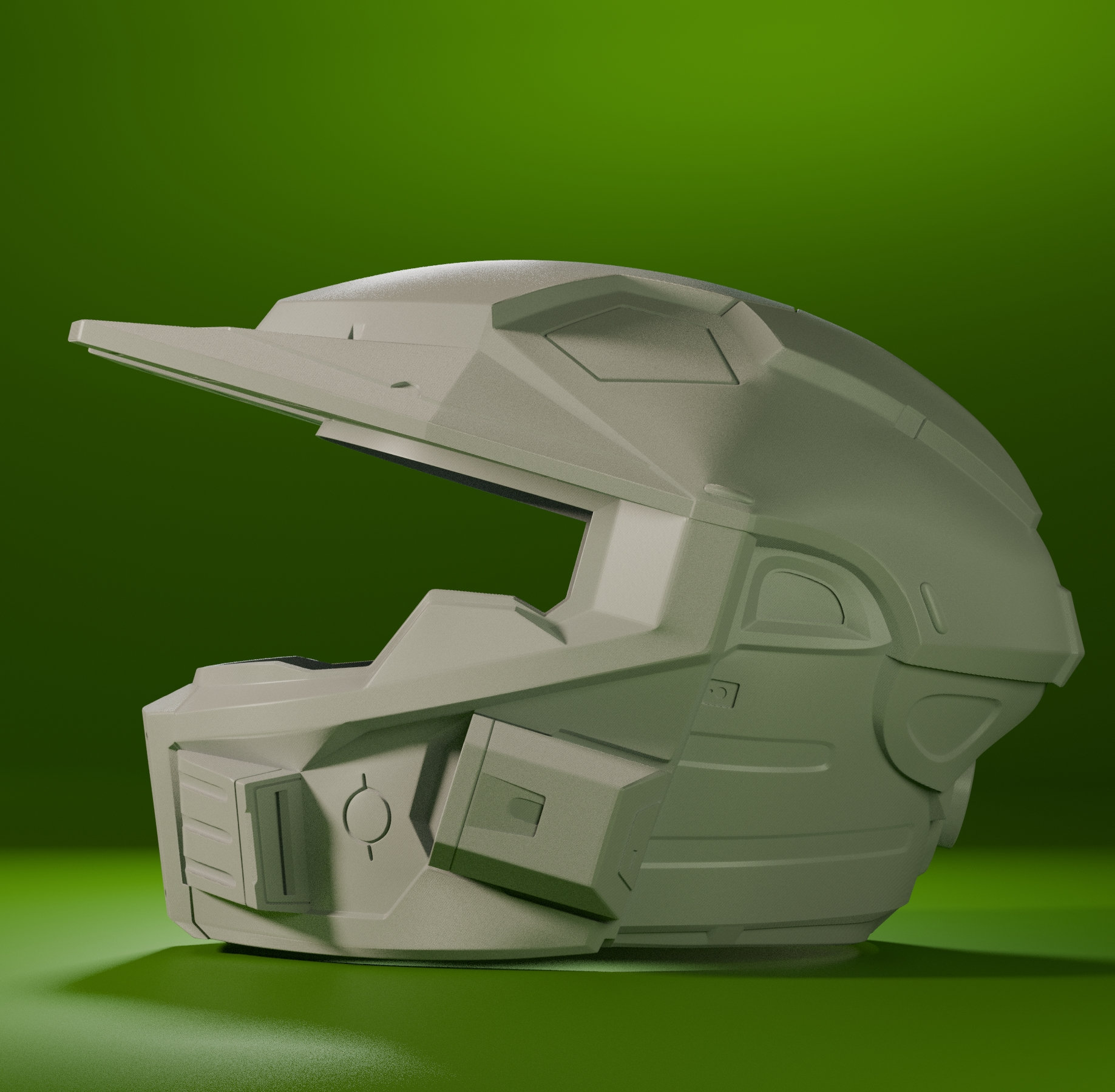Halo CE: MK V Helmet Cosplay 3D Print - 3D Printed Helmet/replica ...