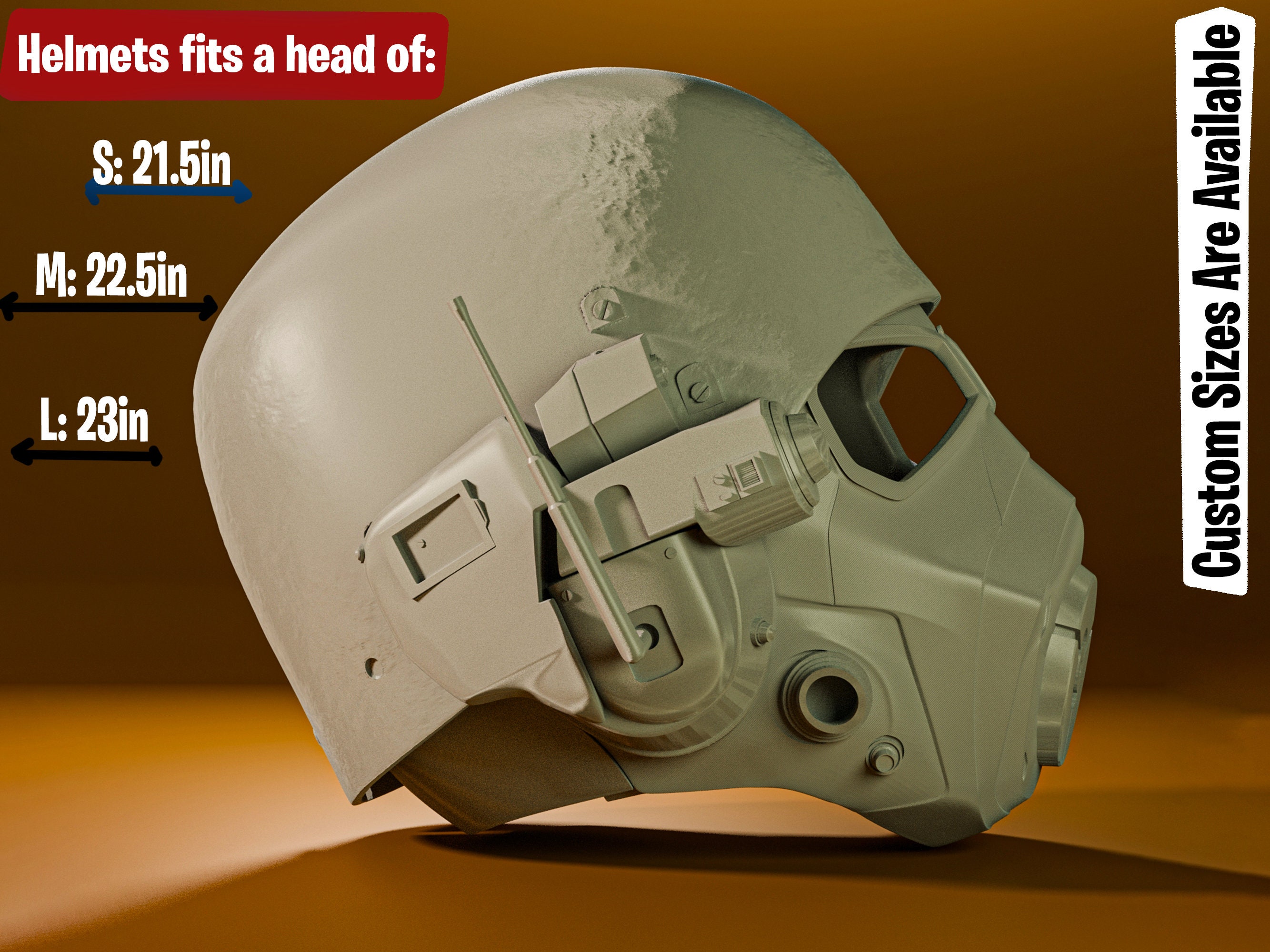 Fallout TV Series NCR Ranger Helmet Cosplay 3D Print 3D Printed Helmet ...