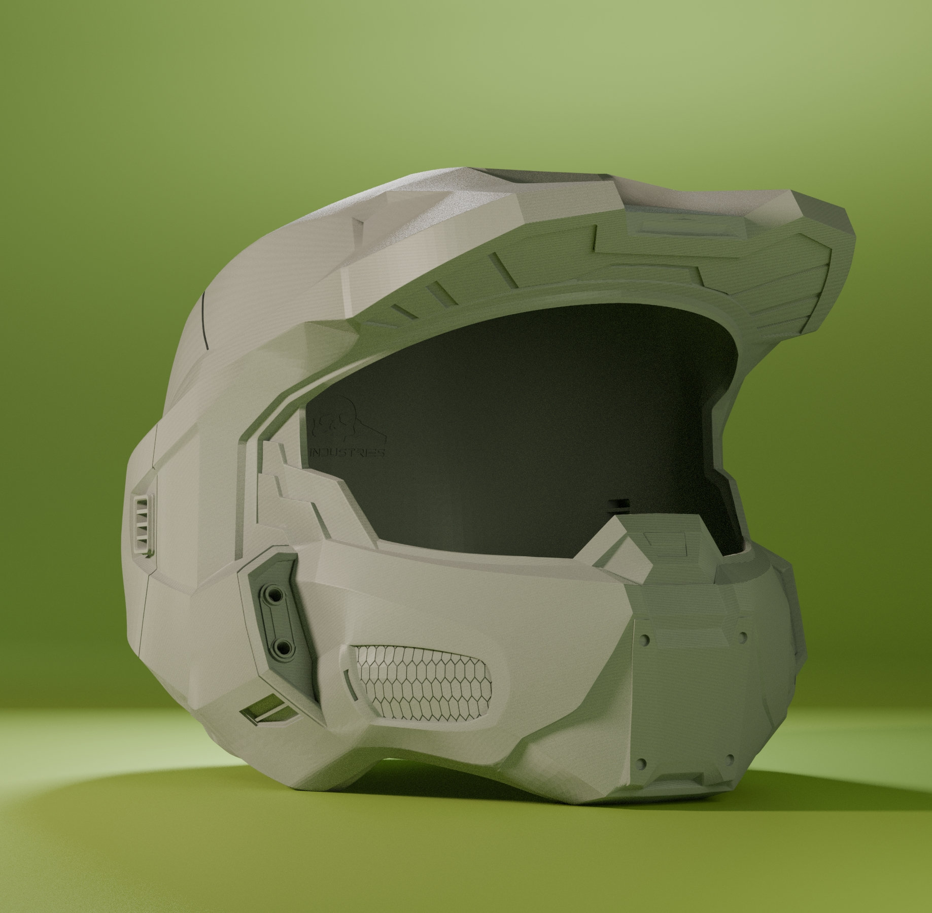 Halo Master Chief Helmet 3D Print 3D Printed Helmet/replica Halo Props ...