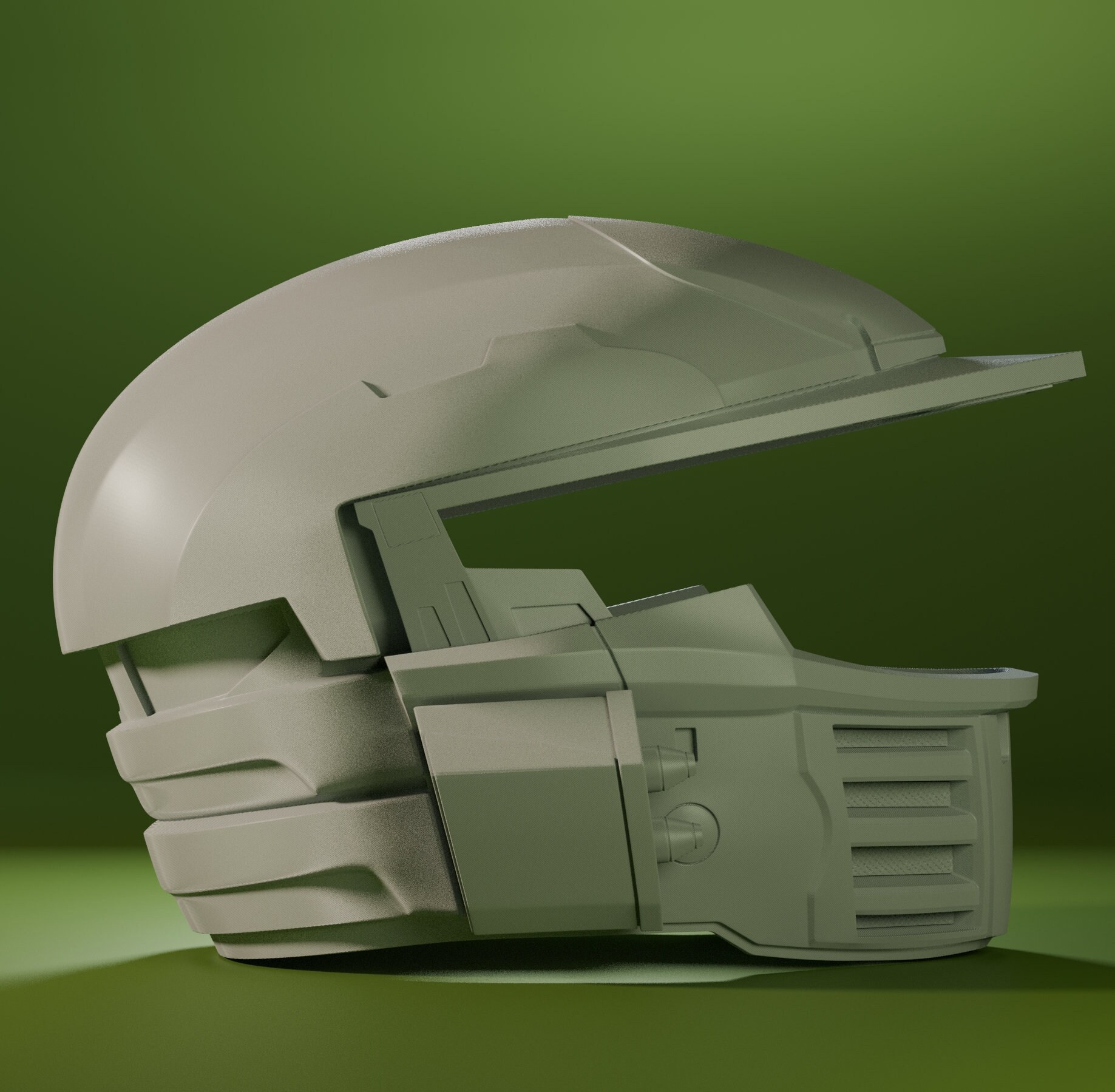 Halo Wars MK IV Helmet Cosplay 3D Print 3D Printed Helmet/replica Halo ...