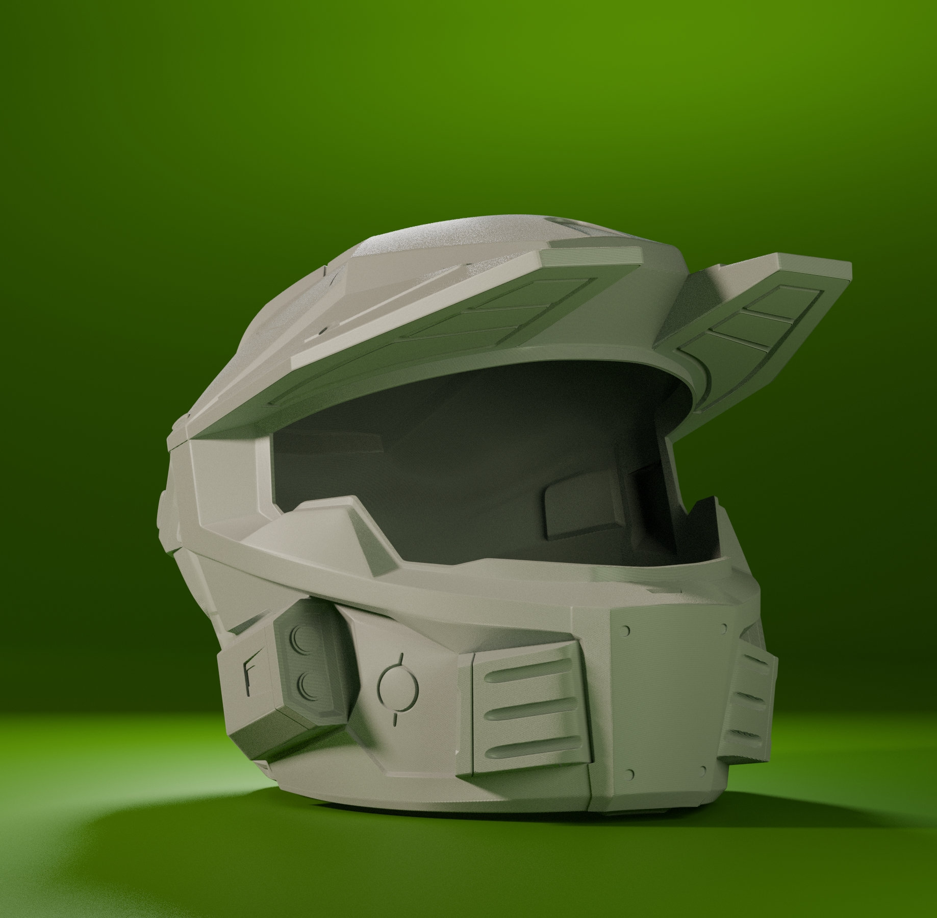 Halo CE: MK V Helmet Cosplay 3D Print 3D Printed Helmet/replica Halo ...