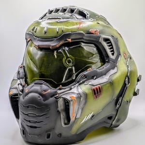 Doom Slayer Helmet Cosplay 3D Print - 3D Printed Helmet/replica - Doom ...