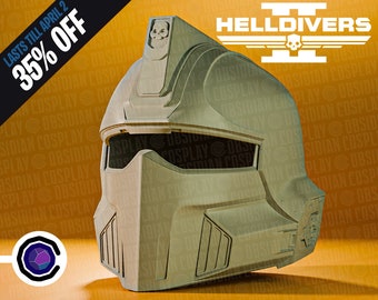 Helldivers 2 Light Gunner Helmet Cosplay 3D Print 3D Printed Helmet ...