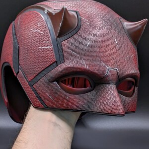 Daredevil Born Again Helmet - 3D Printed Helmet/replica - Daredevil ...