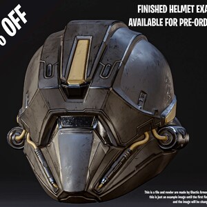 Helldivers 2 Juggernaut Helmet Cosplay 3D Print - 3D Printed Helmet ...