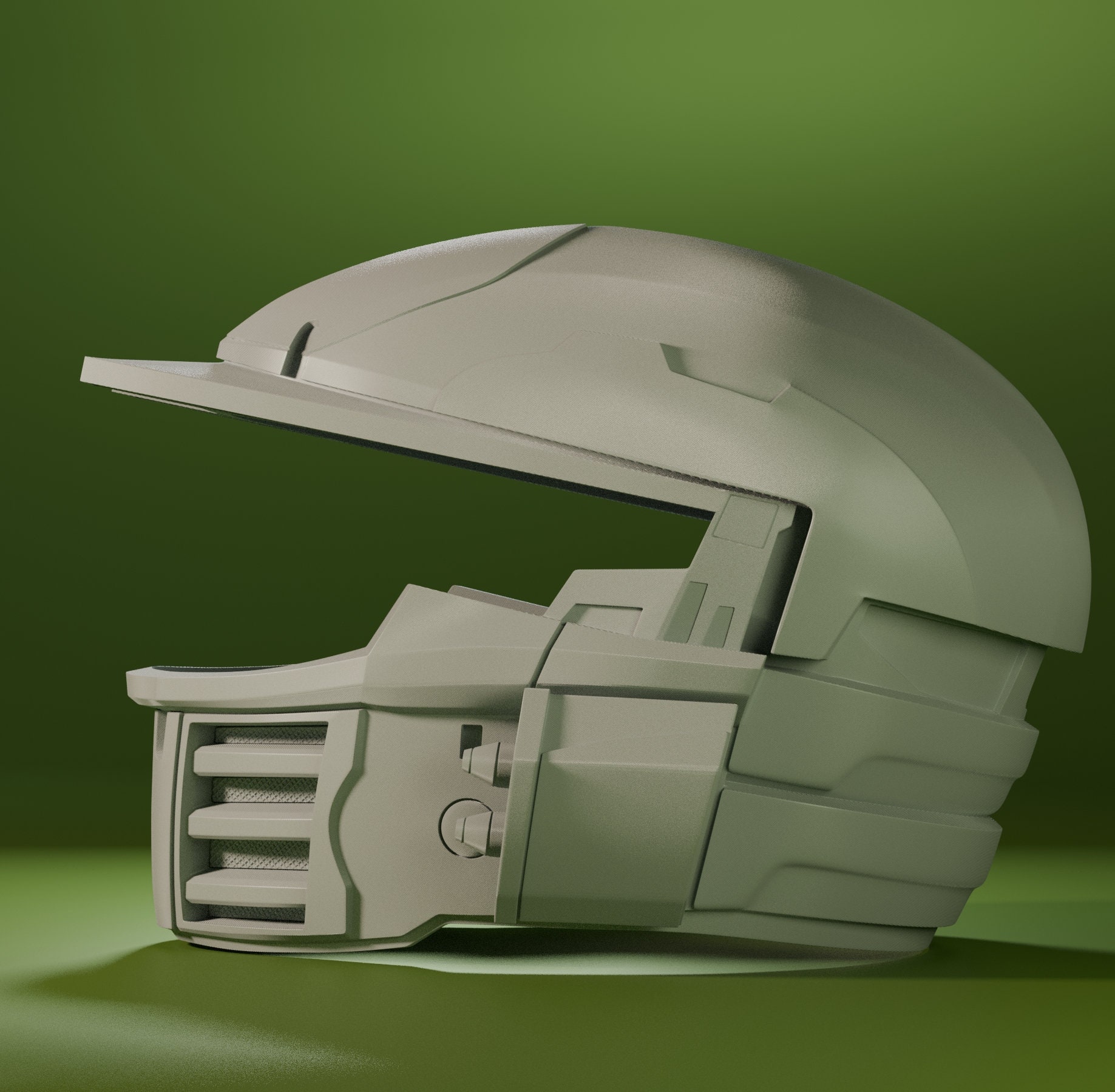 Halo Wars MK IV Helmet Cosplay 3D Print 3D Printed Helmet/replica Halo ...
