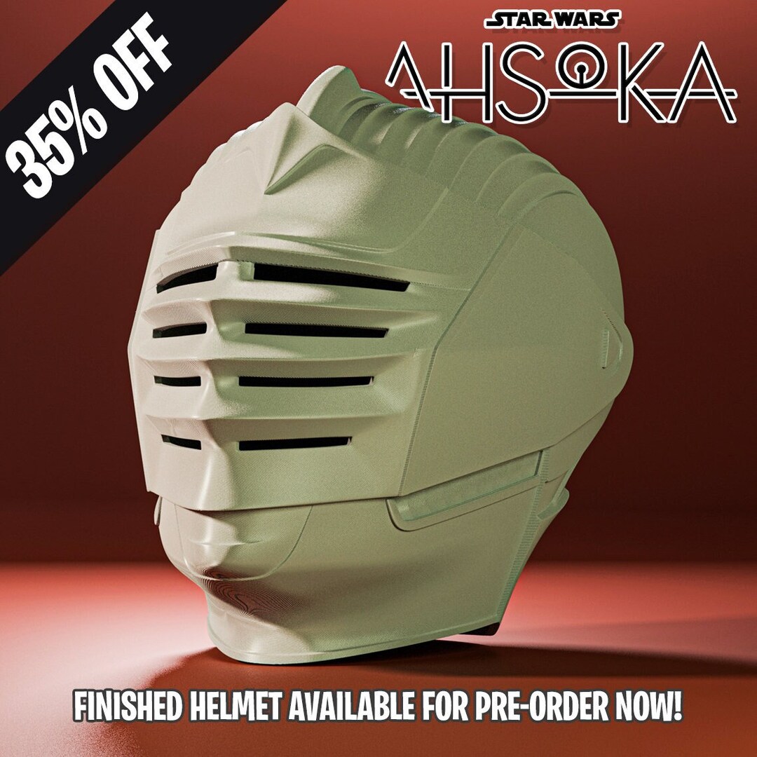 Marrok Ashoka Tv Series Helmet Cosplay 3D Print - 3D Printed Helmet ...