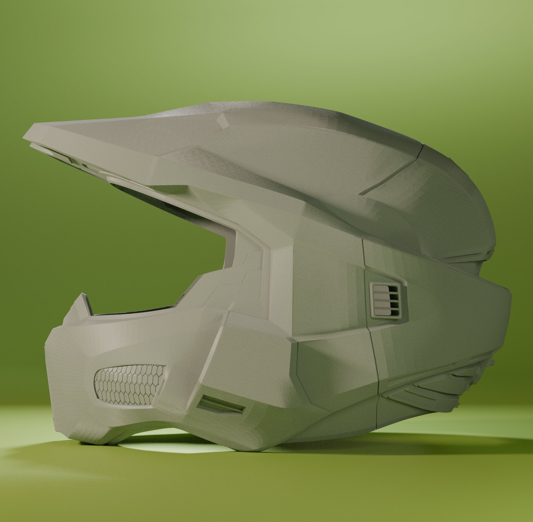 Halo Master Chief Helmet 3D Print 3D Printed Helmet/replica Halo Props ...