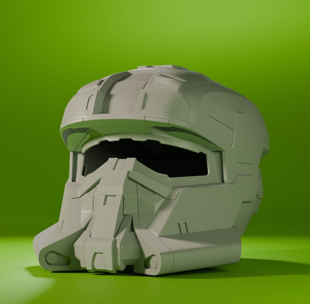 Halo EOD Helmet 3D Print - 3D Printed Helmet/replica - Halo - Props ...